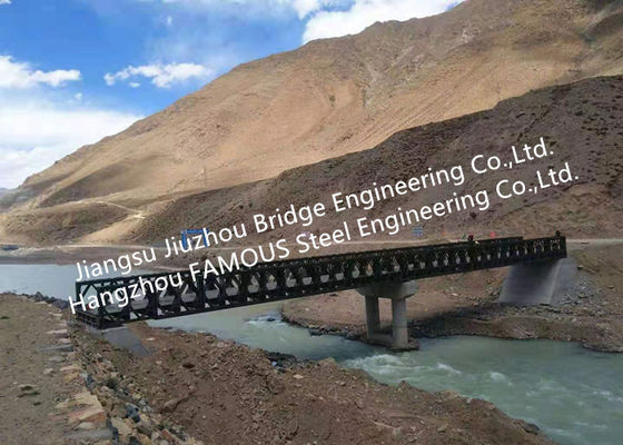 Prefabricated Bailey Steel Bridge For Water Conservancy Project ...