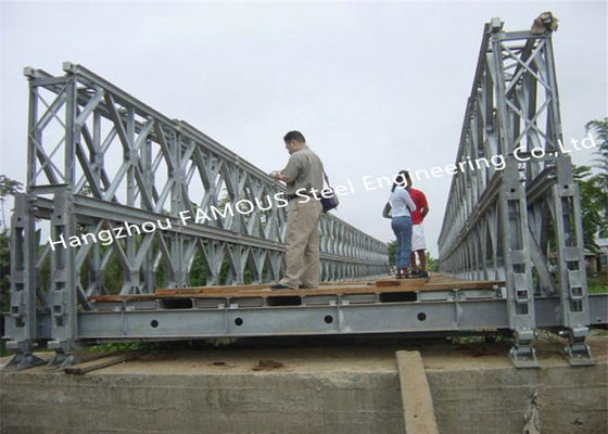 American Standard Compact Type 100 Prefabricated Steel Bailey Bridge Equiv
