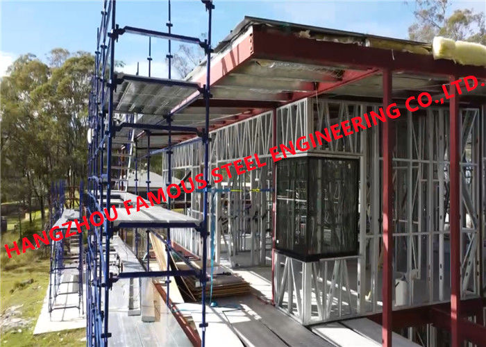 Heavy Structural Steelworks Light Gauged Steel Framing Combination For ...