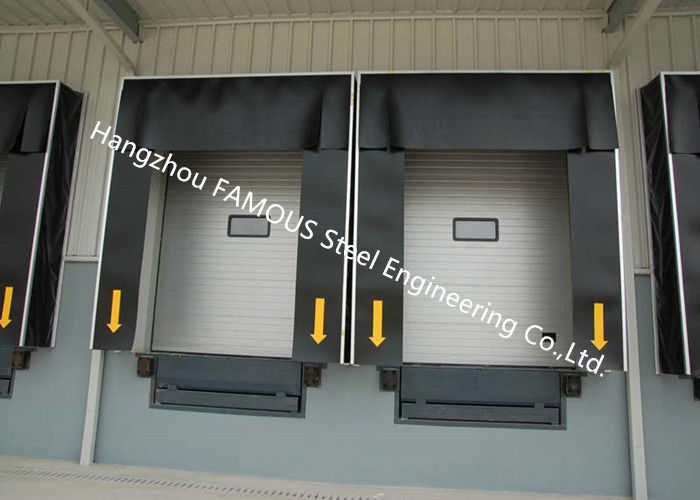 Commercial PVC Doors With Folding Rubber Seal For Logistic Unloading ...