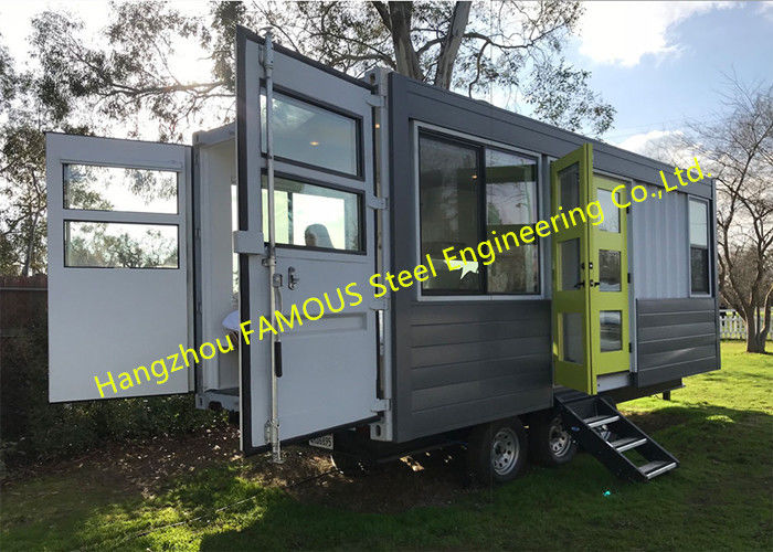 Small Shipping Container Homes Wheels MOLVUS Tiny House On Wheels