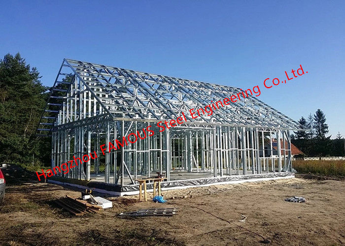 Galvanized H - Beam Steel Structure Framing Systems For Workshop Or ...