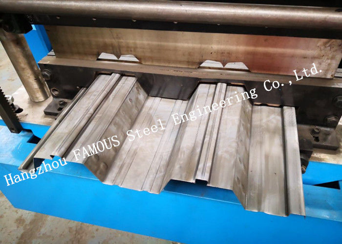 Galvanized Steel Composite Metal Decking Formwork For Floor Slab System ...