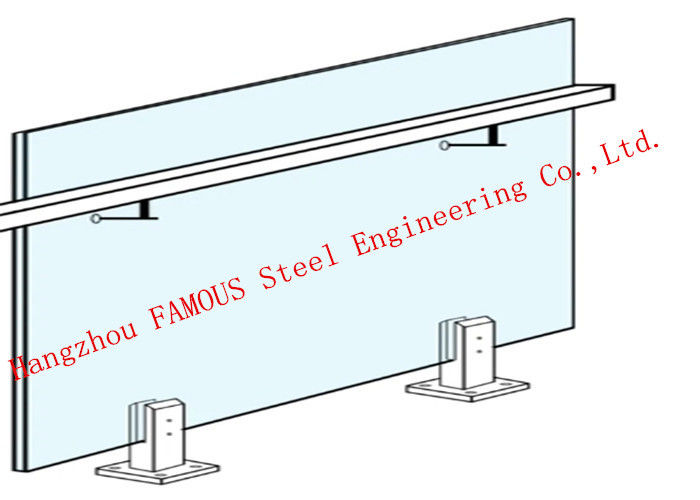 Home Decoration Metal Aluminum Glass Balustrade U Channel Bottom For ...