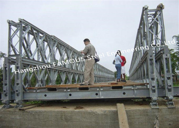 American Standard Compact Type 100 Prefabricated Steel Bailey Bridge Equiv