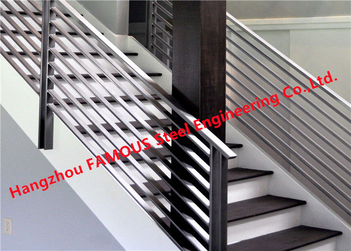 Round Or Rectangle Top Pipe Smooth 800MM Stainless Steel Stair Handrail ...