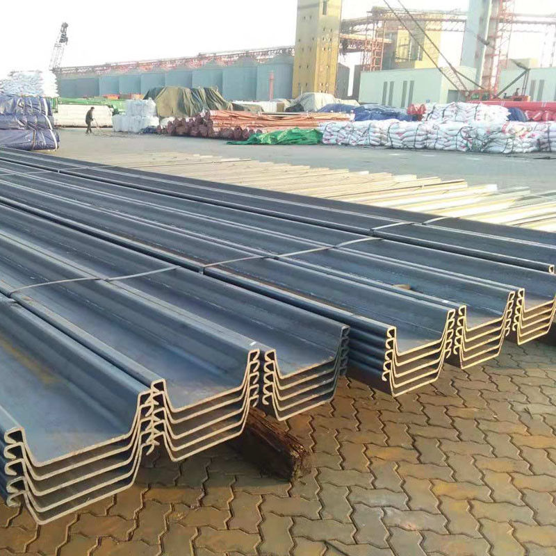 U Type Sheet Piling SY390 Hot Rolled Steel Sheet Piles U Shaped