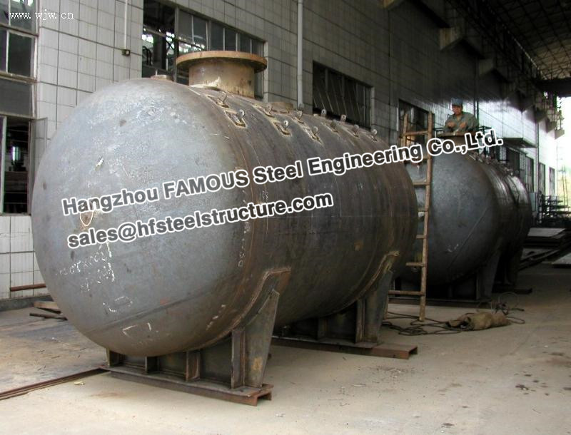 Galanized Steel Industrial Pressure Vessel Vertical Storage Tank Equipment