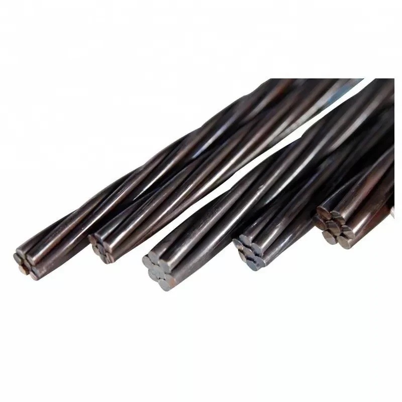 Tensile Strength 1*7 Steel Strand Elongation ASTM A416 High Strength ...