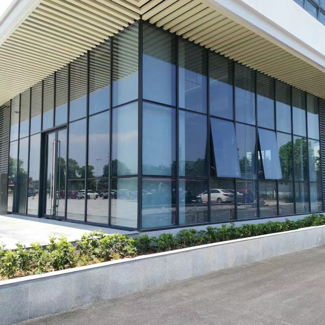 NFRC Aluminum Glass Storefront Medium Stile Windows And Doors