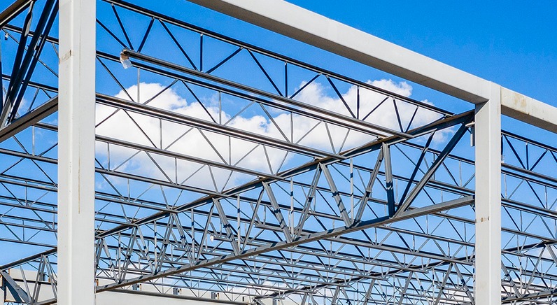 Steel Beam Main Structure Customized Floor Joist Hangers For Resilient ...