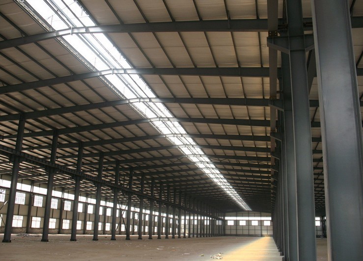 Q345 High Strength Industrial Steel Building Fabrication With ...