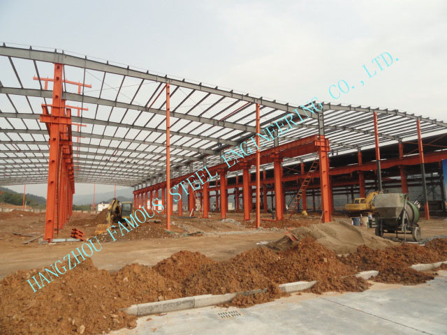 Mining Warehouse Prefab Steel Buildings Pre Engineered Multispan ASTM ...