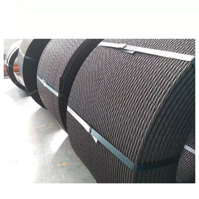 Tensile Strength 1*7 Steel Strand Elongation ASTM A416 High Strength ...