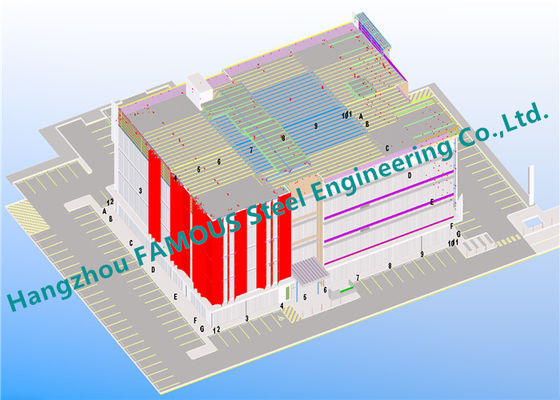 3500 Square Meters Glass Curtain Wall Fixed Windows For Commercial Building