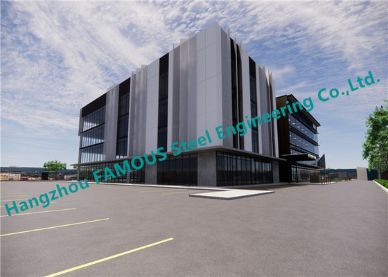 3500 Square Meters Glass Curtain Wall Fixed Windows For Commercial Building