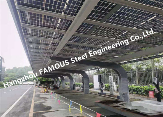 Customized Waterproof Photovoltaic Panel Aluminum Solar PV Carports Mounting System