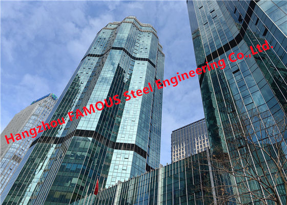 Laminated Insulation Glass Facade Curtain Wall High Rise Commercial ...