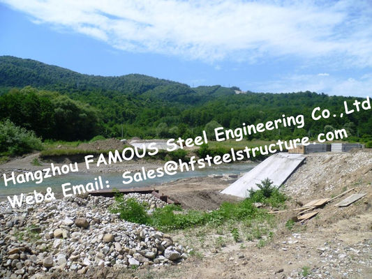 Easy Installation Steel Bailey Bridge Single Lane HD200 Type Galvanized Modular Galvanized Bridge
