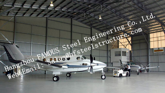 Hot Galvanized Steel Shed Aircraft Hangar Buildings For Airplanes / Air ...