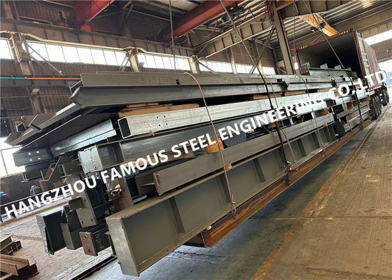 Galvanized Q355b Steel Structure Members Fabrication Steel Warehouse ...