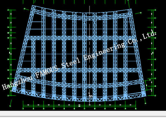 Synthetic Stadium Steel Structure Building Architectural And Structural ...