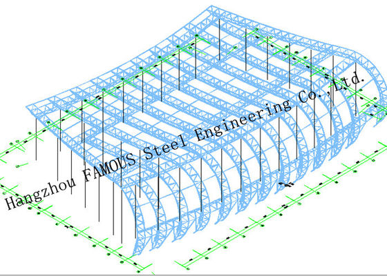 Synthetic Stadium Steel Structure Building Architectural And Structural ...
