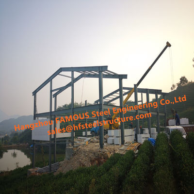 Prefab House Light Steel Villa Prefab Metal Buildings With Welded Frame