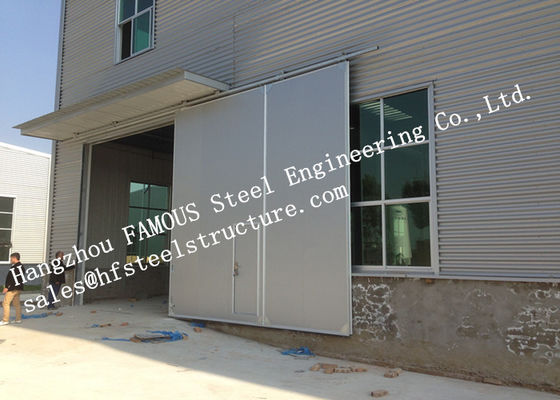 Customized Industrial Metal Sliding Door Steel Buildings Kits Single ...