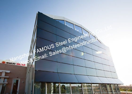 Photovoltaics Integrated Facades Solar Modules Glass Curtain Wall With ...