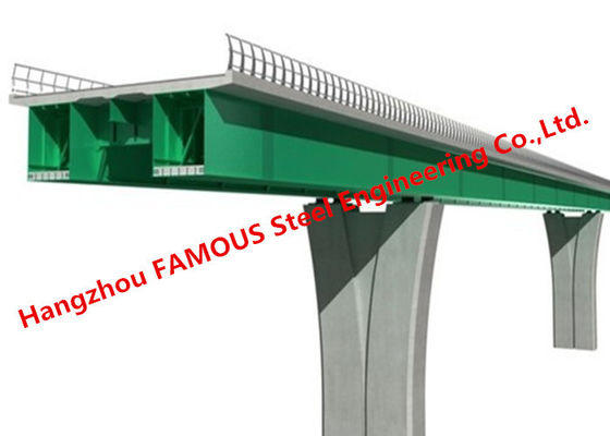 Q460 Structural Modular Steel Box Girder Bridge With Fast Installation