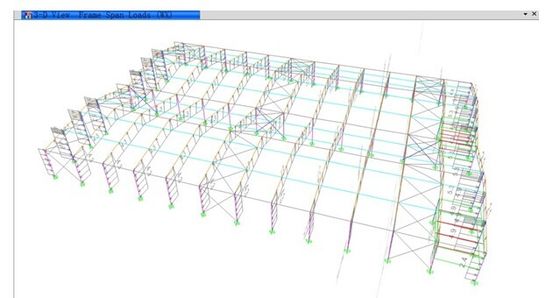 Preliminary Architectural Structural Engineering Designs With Metal Frame