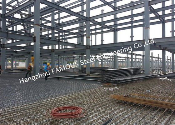 Structural Steel Bar Truss Girder Metal Composite Deck For Concrete Floor