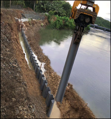 Cold Rolled Z Type Steel Sheet Piles Z Section Z Profile Sheet Pile