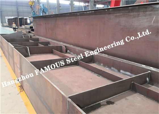 Curved Highway Viaduct Structural Steel Box Girder Bridges For Tunnel ...