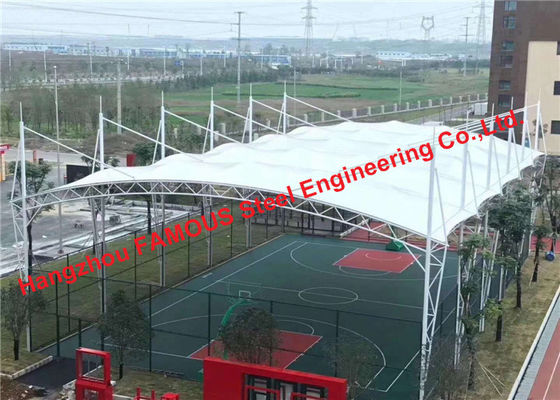 ETFE PTFE Coated Stadium Membrane Structural Steel Fabric Roof Truss ...