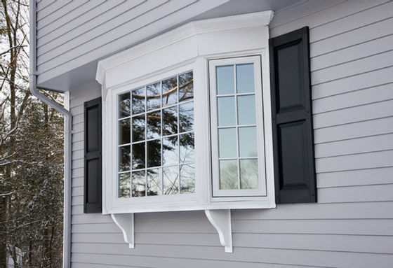 Balcony Aluminum Section Bay Window Toughened Glass Double Glazed ...