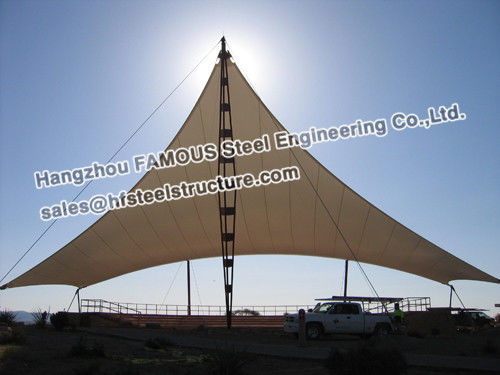 Membrane Structure Commercial Steel Building With PVC PVDF PTFE