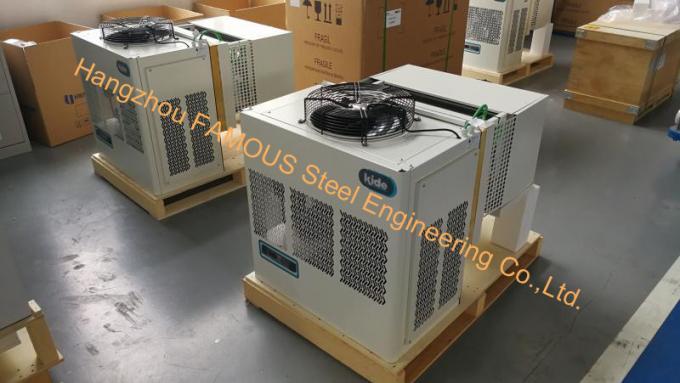 Prefabricated Double Temperature Cold Room Panel Half Freezer And Half ...