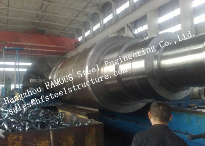 Solid - Forged Stainless Steel Backup Rolls , Cold And Hot Rolling Mill ...