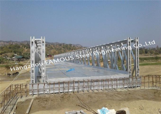 American Standard Compact Type 100 Prefabricated Steel Bailey Bridge Equiv