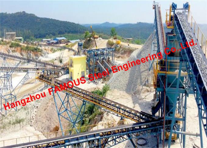 Granite And Marble Stone Mining Equipment Steel Frames Construction