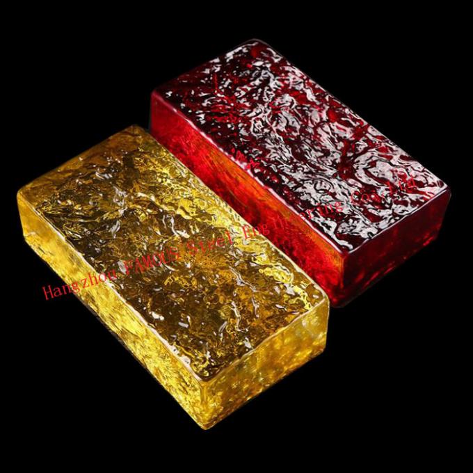200x100x50mm Solid Glass Block Clear Building Decorative Crystal Brick