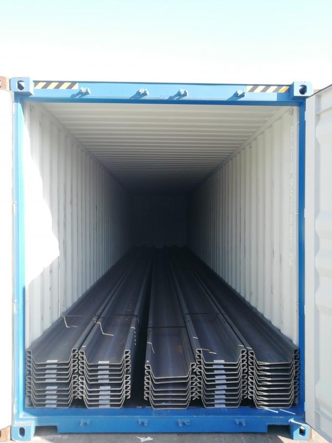 U Type Sheet Piling SY390 Hot Rolled Steel Sheet Piles U Shaped