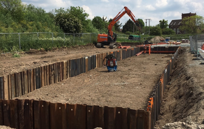 Trench Cold Formed Sheet Piles For Ground Support And Trench Work