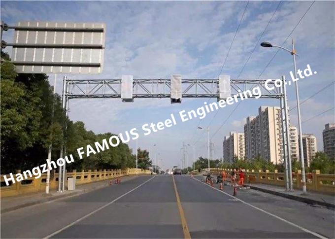 Galvanized Structure Gantry Portal Steel Frame Traffic Lights And ...