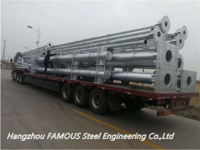 Q345 Road Sign Structure For Traffic Monitoring Systems And Cameras