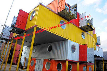 Aluminum Alloy Container Prefabricated Houses Modern Design