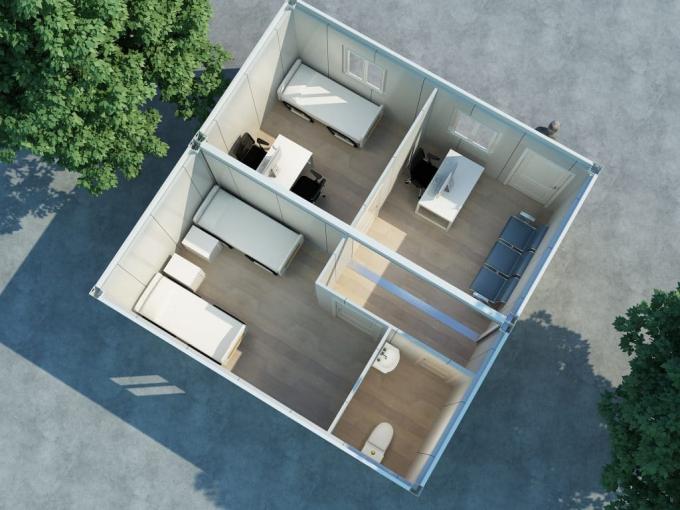 Fast Assembly Prefabricated Container House Home Kits For Office