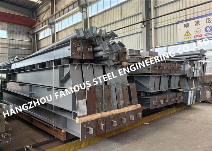 Galvanized Q355b Steel Structure Members Fabrication Steel Warehouse ...